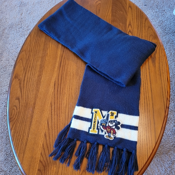 Disney | Accessories | Disney Mickey Mouse Long Scarf Navy Blue | Poshmark